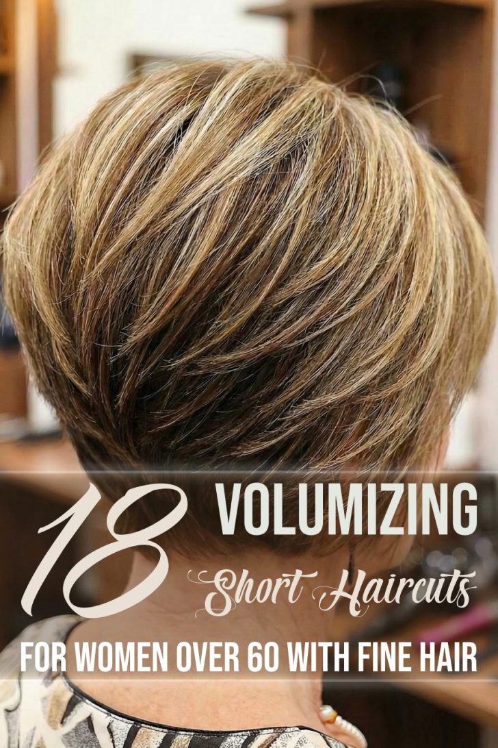18 Volumizing Short Haircuts for Women Over 60 with Fine Hair